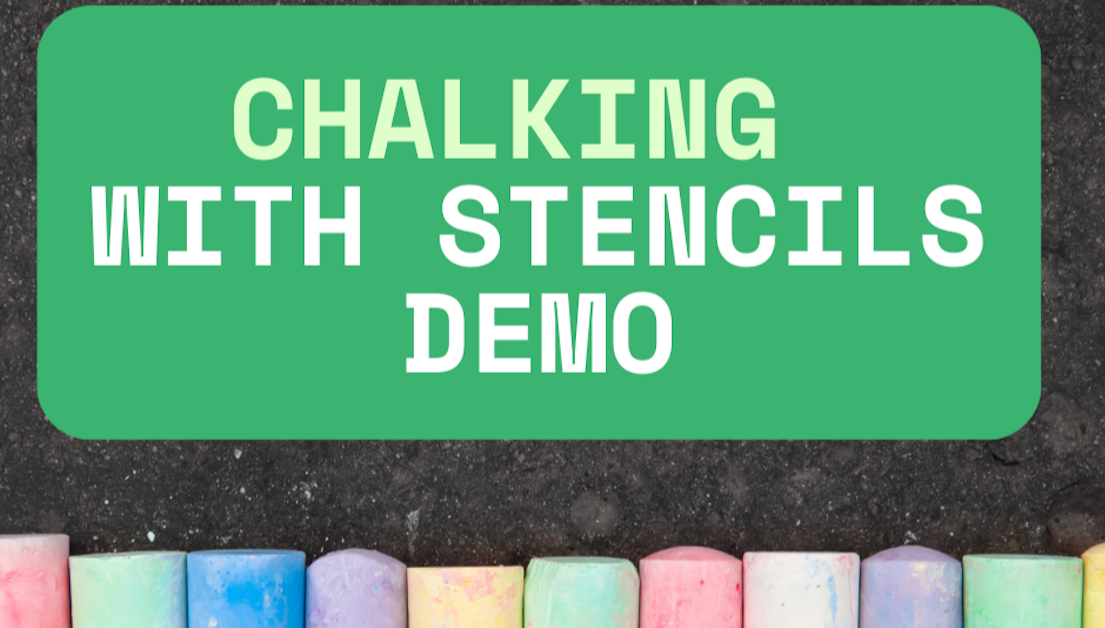 Indivisible NEO Chalking with Stencils Demo · Indivisible