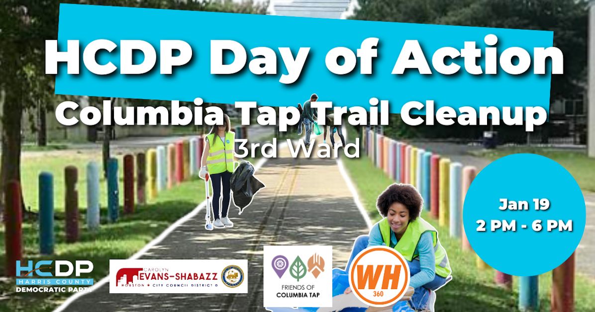 HCDP Day of Action - Columbia Trail Cleanup - 3rd Ward · Mobilize