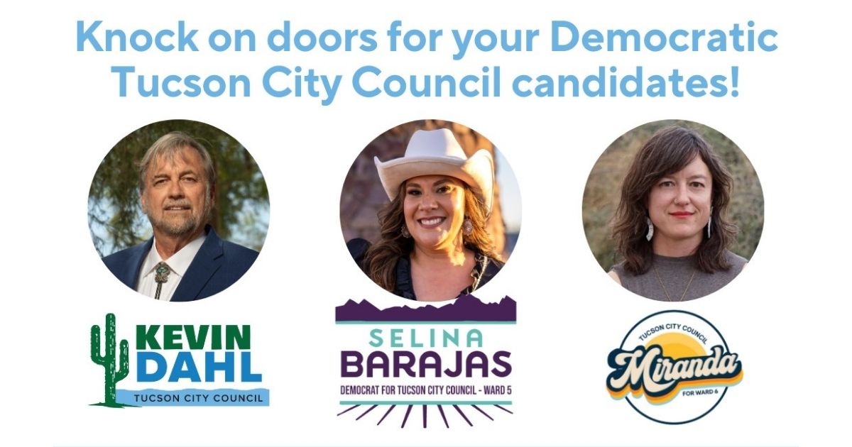 Canvass for Democratic Candidates for Tucson City Council in Ward 6 ...