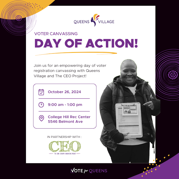 CEO & Queen's Village Day of Action · Mobilize