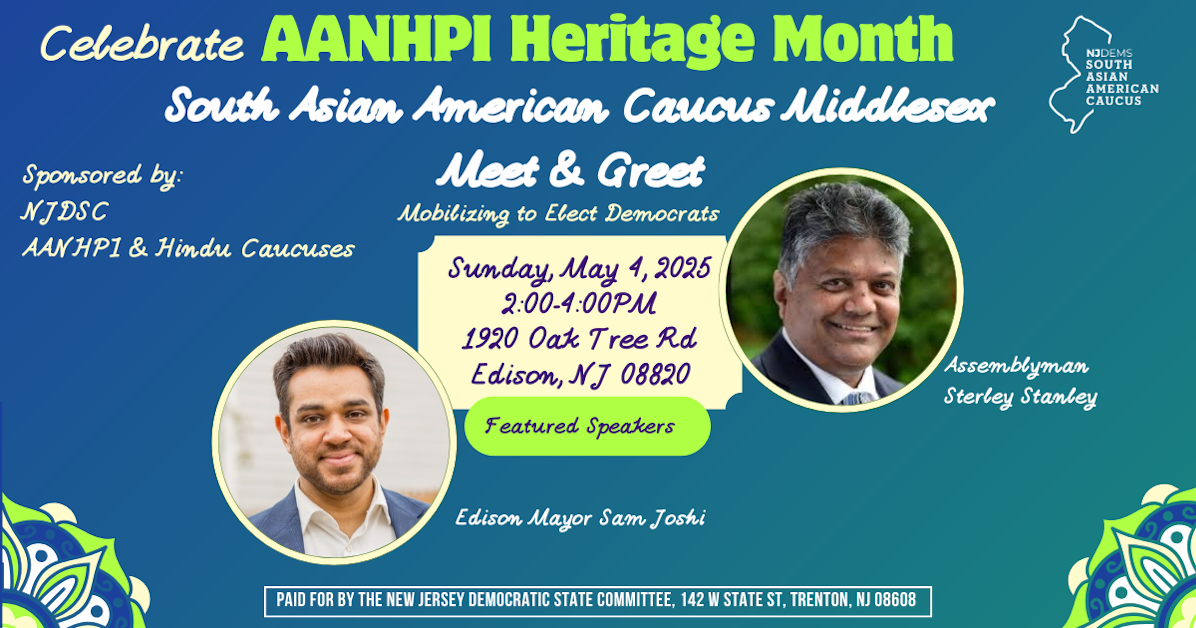 AANHPI Heritage Month Celebration: South Asian American Caucus ...