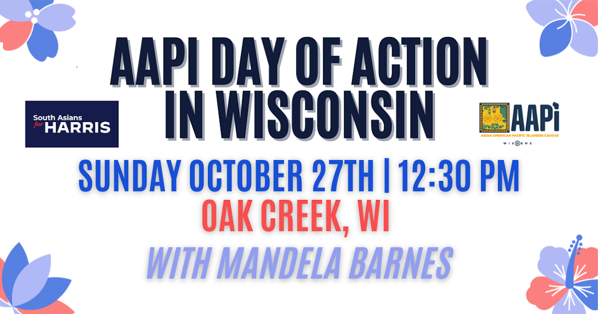AAPI Day of Action in Milwaukee (Lunch Provided!) · Mobilize