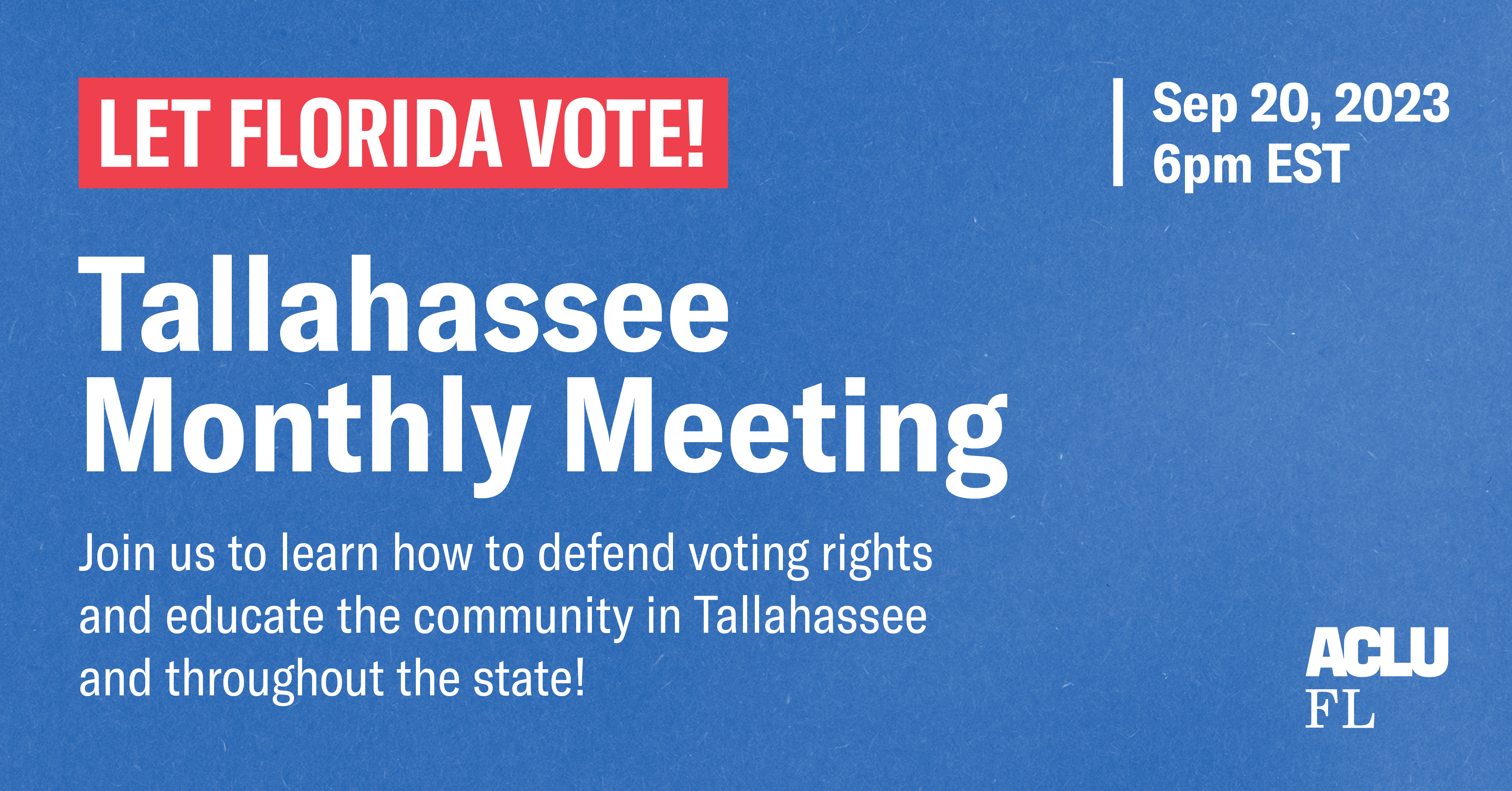 Volunteer Opportunities, Events, and Petitions Near Me · ACLU Florida ...