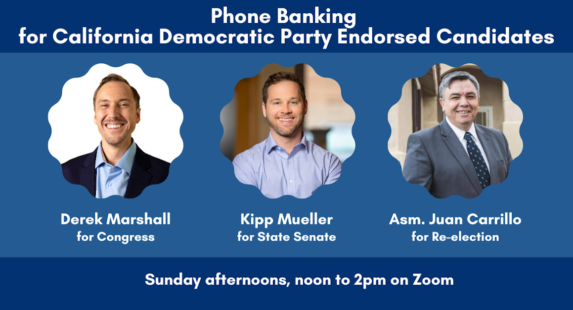 Sunday Phone Banking with High Desert Progressive Democrats ...