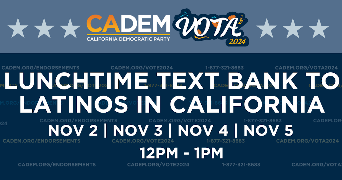 Lunchtime Text Bank to Latinos · Mobilize