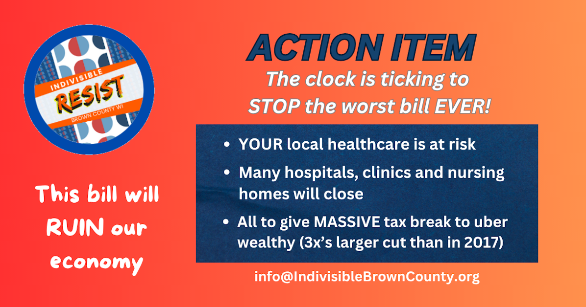 Action Item: The Big Ugly Bill · Mobilize