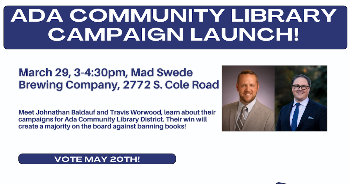 Ada Community Library Candidate Kickoff! · Mobilize