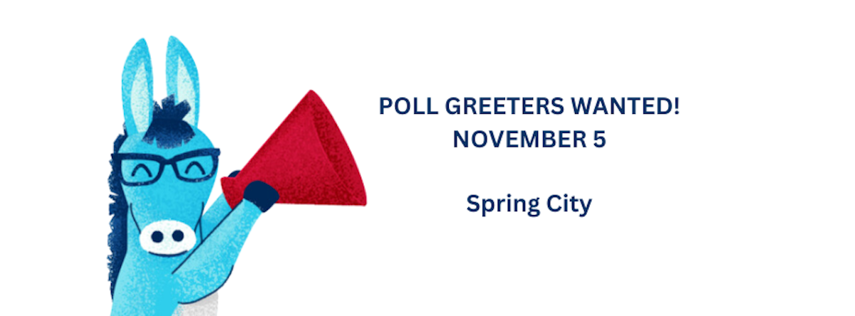 Election Day Help! Poll Greeting OUTSIDE in Spring City · Mobilize