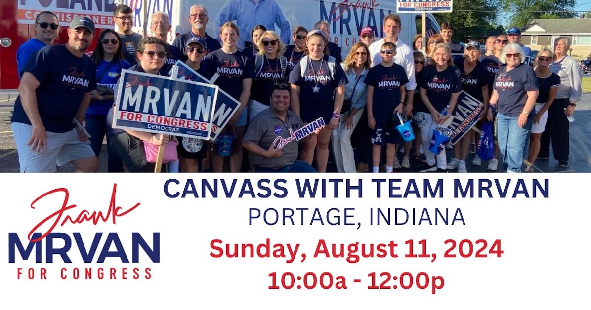 Canvass with Team Mrvan - Portage · #TeamRobin