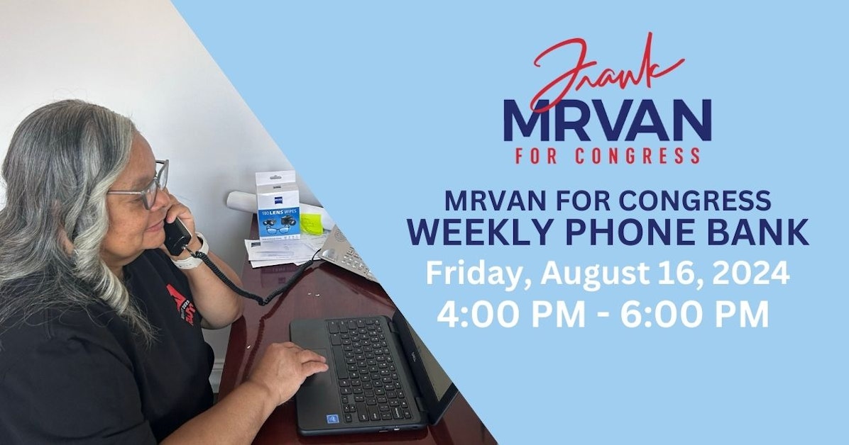 Weekly Team Mrvan Phonebank · #TeamRobin