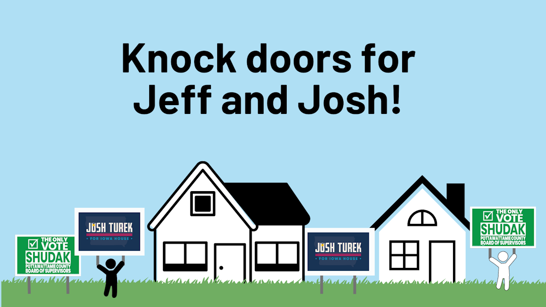Tuesday canvass for Josh Turek and Jeff Shudak! · Mobilize