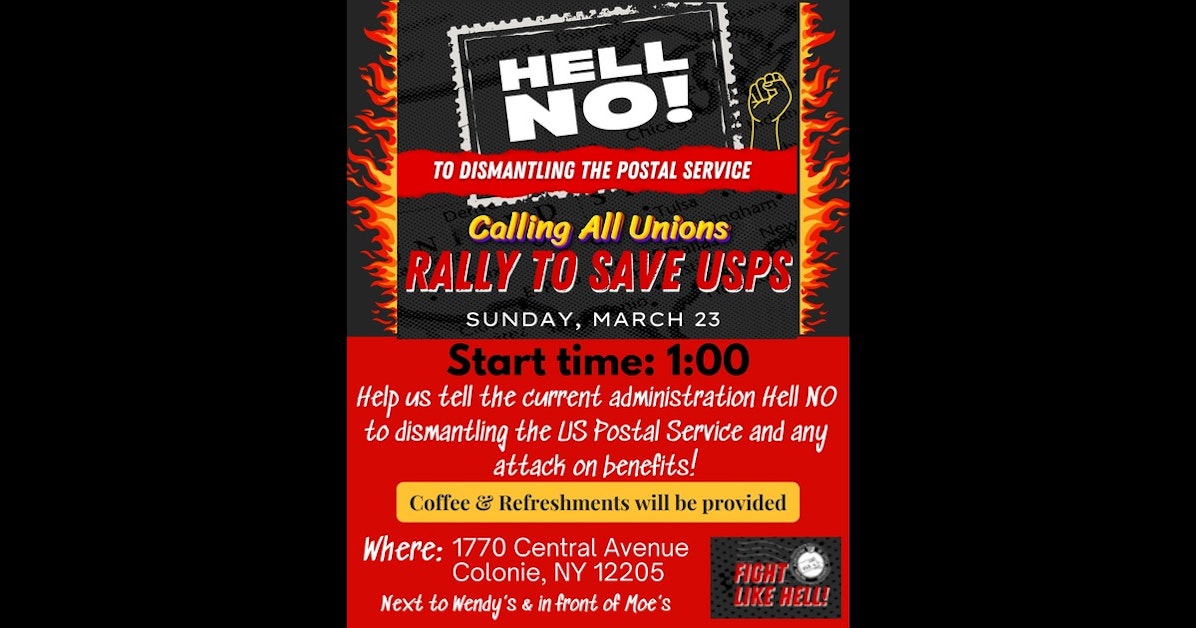 NALC Fight Like Hell Rally - Colonie, NY · Mobilize