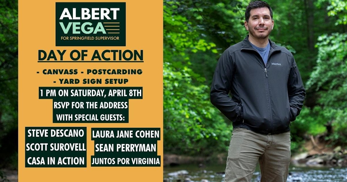 Albert for Springfield Day of Action · Mobilize