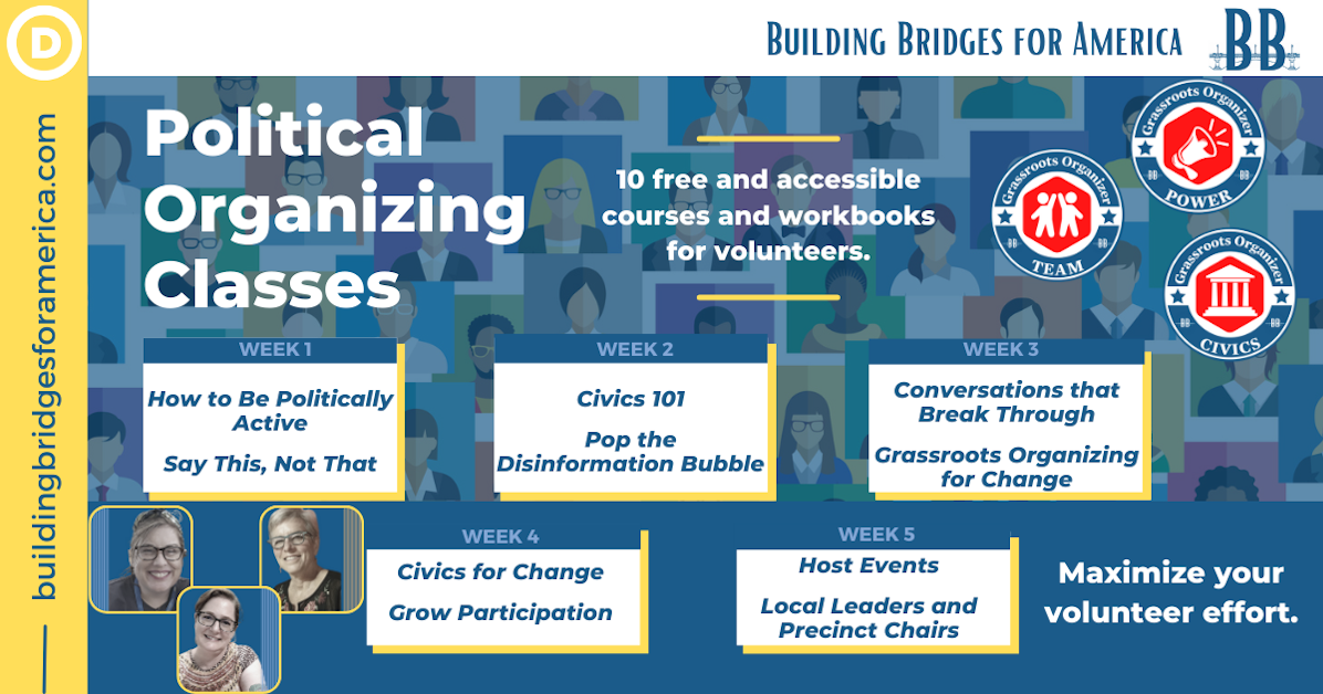 Political Organizing Training for Volunteers · Building Bridges for ...