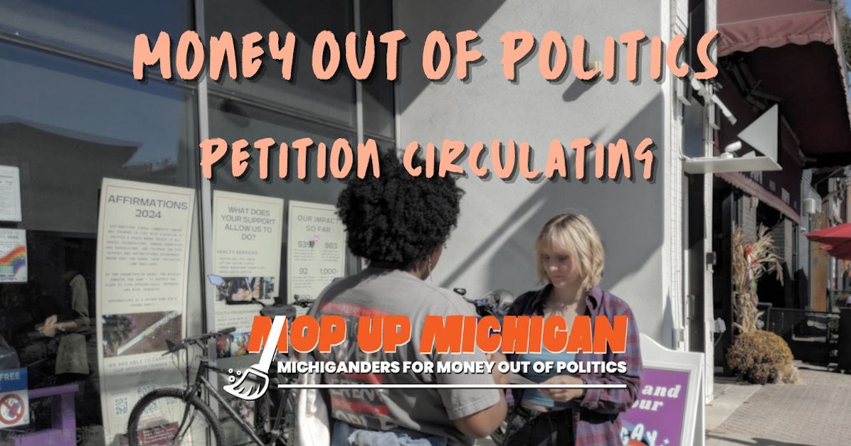 MMOP Petition Circulating at the Portage Fall Fest · Voters Not Politicians