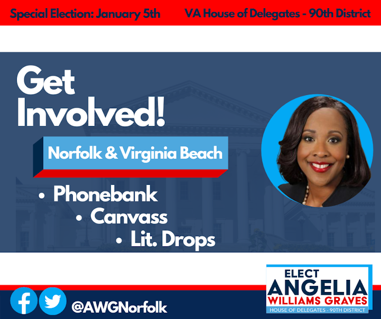 GOTV Literature Drop for Angelia Williams Graves! · Angelia Williams ...