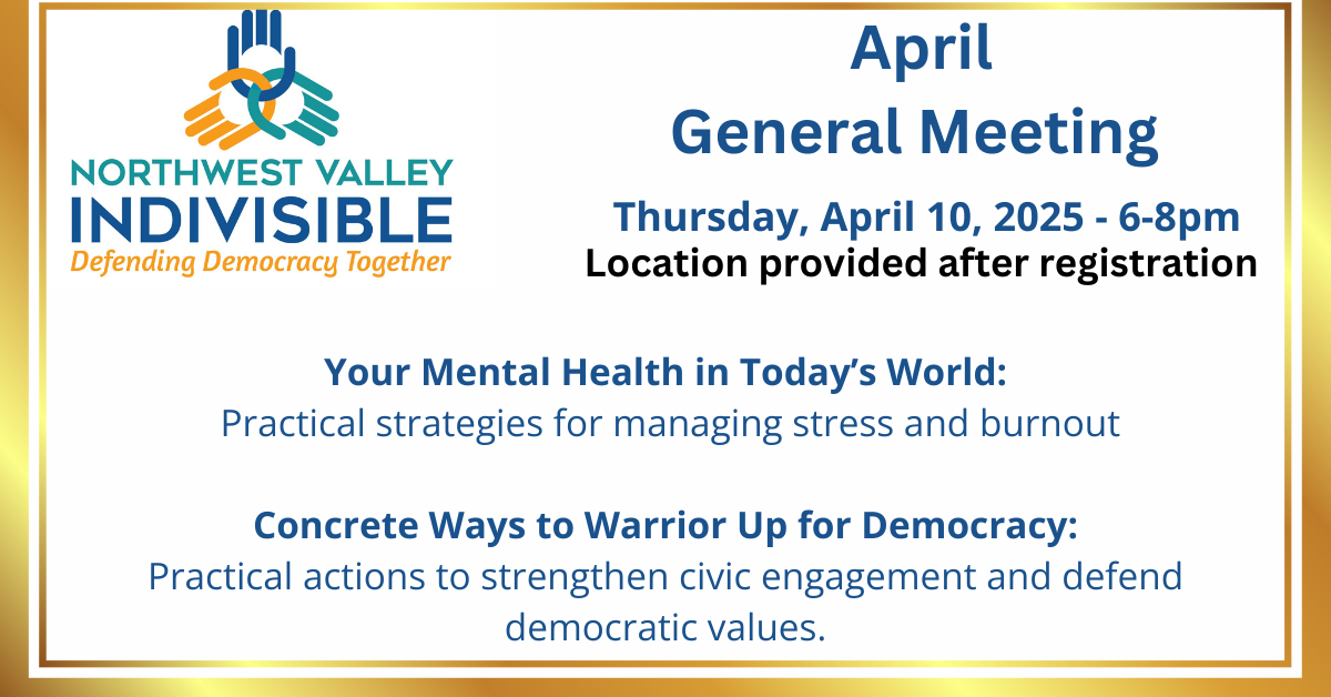 NWVI April Meeting · Mobilize