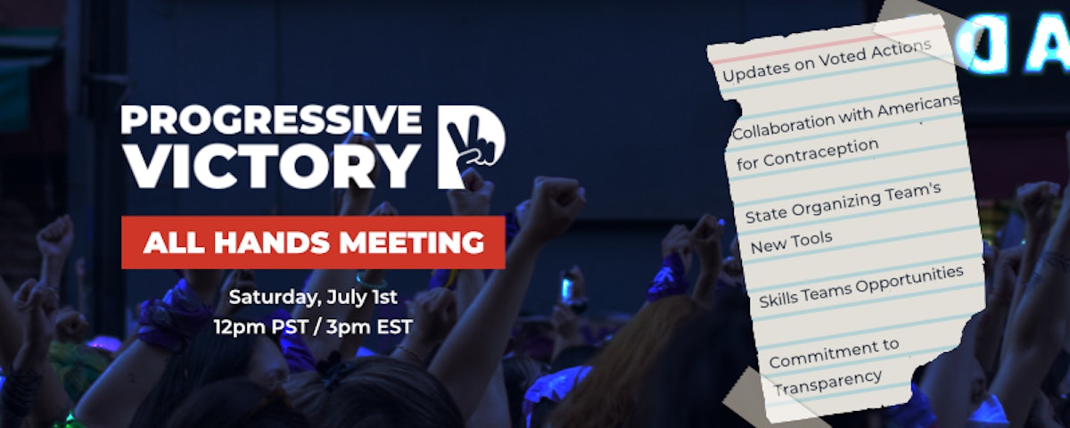 Q2 All Hands Meeting · Progressive Victory
