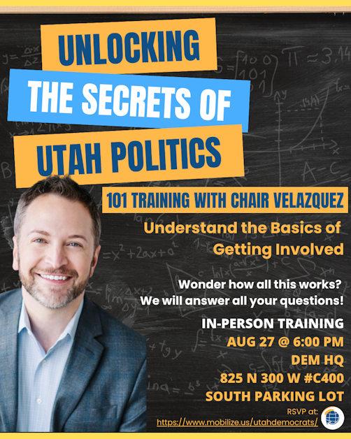 Unlocking the Secrets of Utah Politics 101 Training with Chair ...