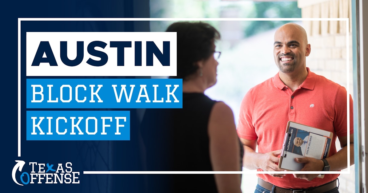 Austin Block Walk Kick Off · Mobilize