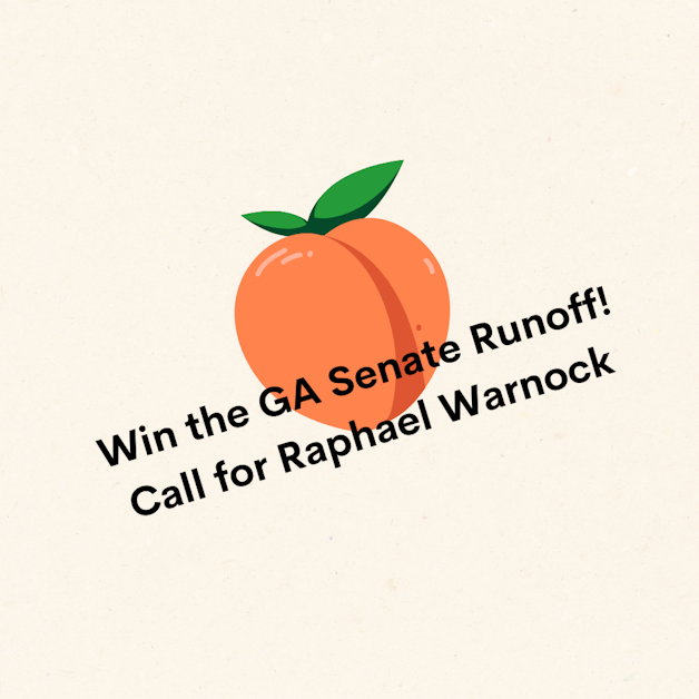 🍑Win the Senate-Georgia Runoff. Call for Warnock with SFV Indivisible ...