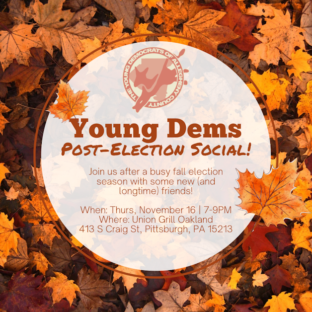Young Dems Post-Election Social! · Mobilize