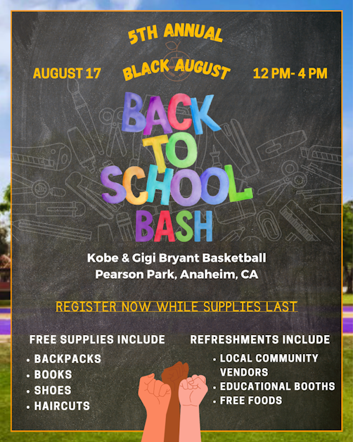 Black August Back To School Bash · Mobilize