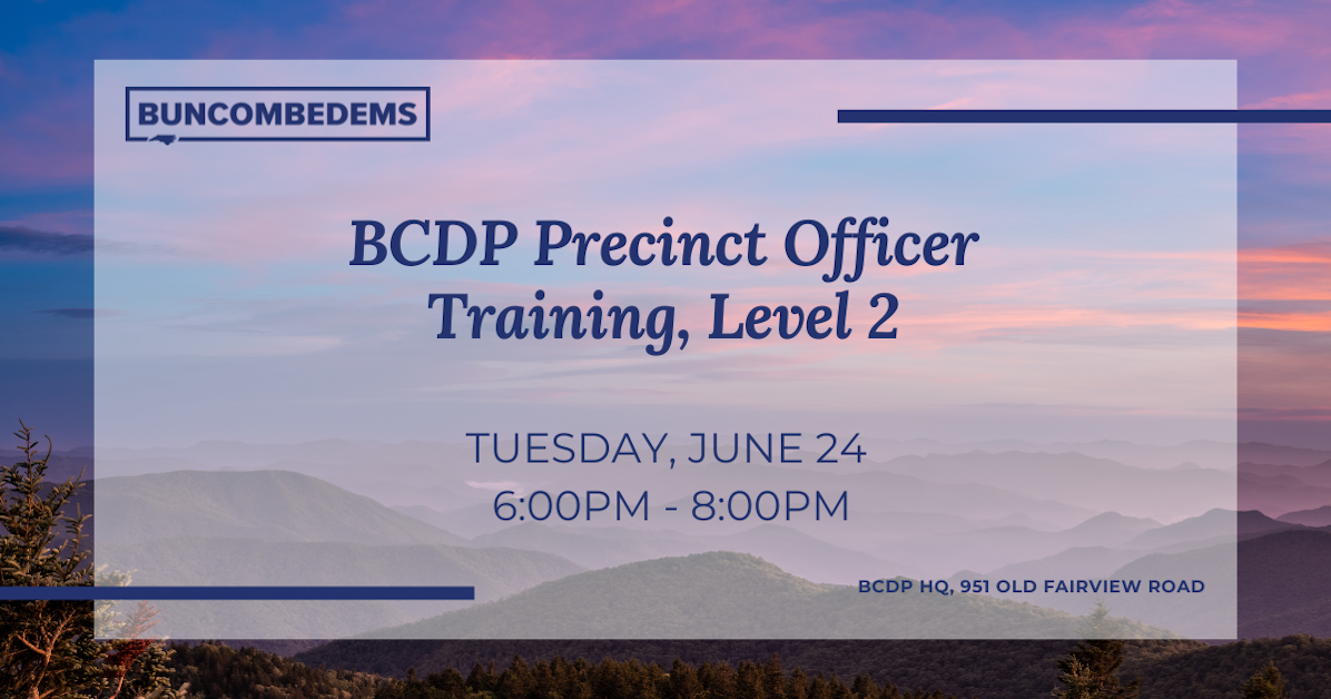 BCDP Precinct Officer Training, Level 2 · Mobilize
