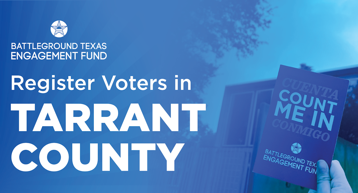 Voter Registration @ Hurst Tax Office · Tarrant County Democratic Party