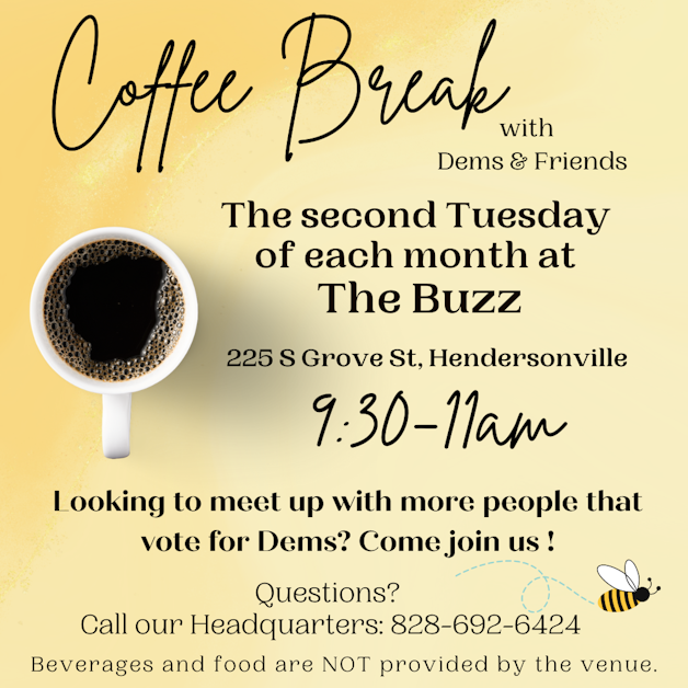 Coffee Break with Dems & Friends · Mobilize