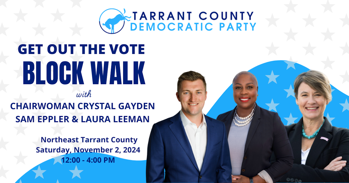 GOTV Block Walk with Chairwoman Crystal Gayden, Sam Eppler and Laura ...