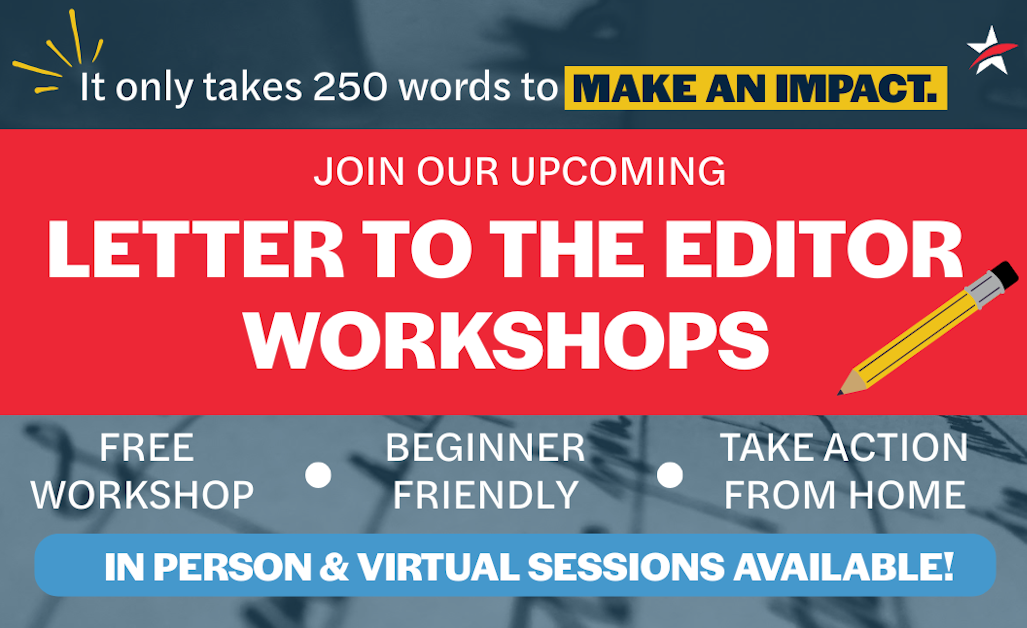 Writing for Change: Letters to the Editor Training · Michigan LCV