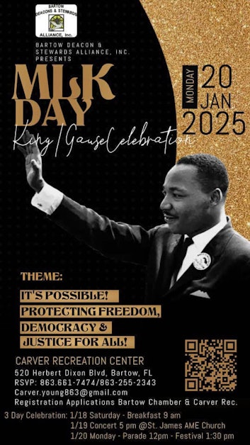 Join Polk Progressives at Bartow Martin Luther King, Jr. - George Gause ...