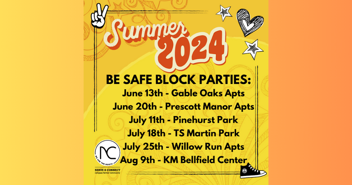 Voter Registration/Engagement Volunteers Needed @ Be Safe Block Parties ...