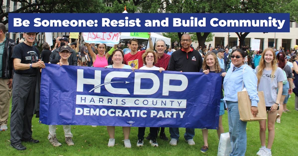 HCDP at City Hall Protest · Harris County Democratic Party