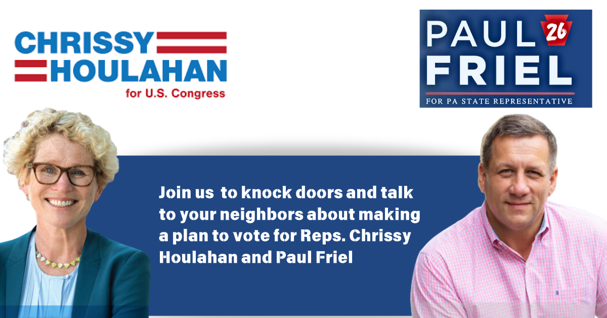 East Pikeland Day of Action for Reps. Paul Friel and Chrissy Houlahan ...