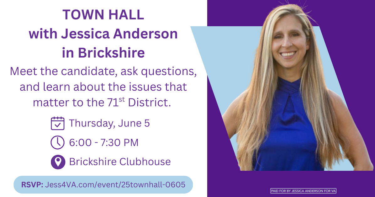 🎤 Brickshire Town Hall with Jessica Anderson · Jessica Anderson for VA ...