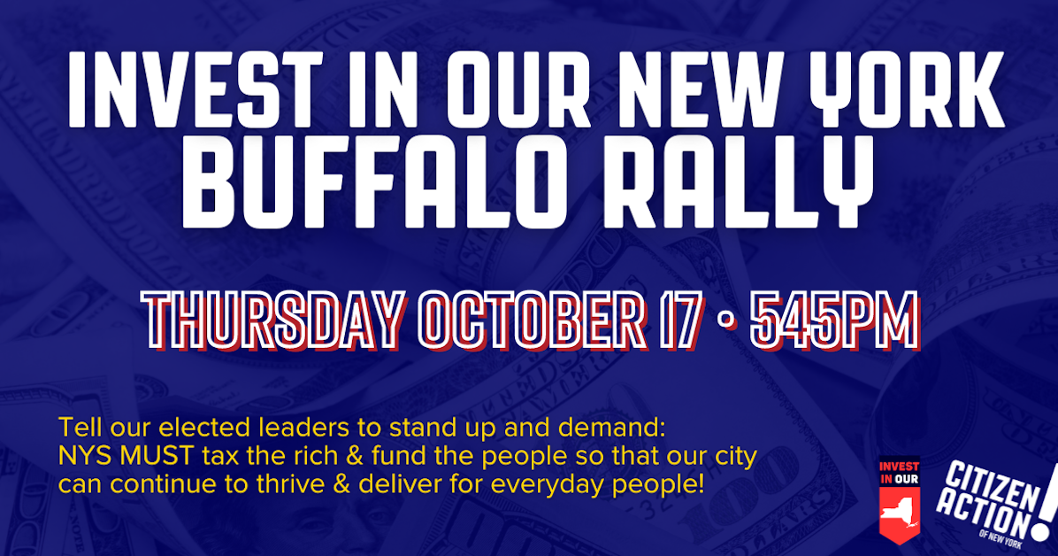 Invest in Our New York: Be Committed to Buffalo Rally · Mobilize
