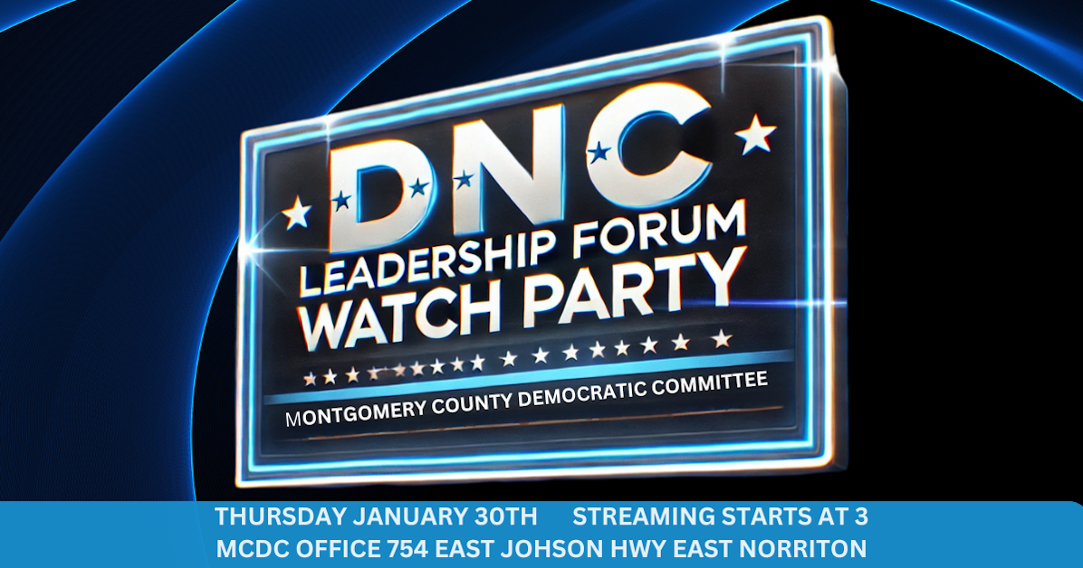 See What’s Next for Democrats – Watch Party This Thursday · Montgomery ...