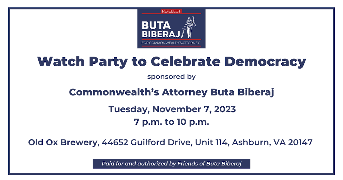 Watch Party to Celebrate Democracy! · Buta Biberaj for Commonwealths ...