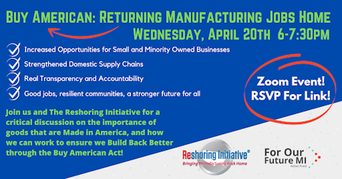 Buy American: Returning Manufacturing Jobs Home · Mobilize