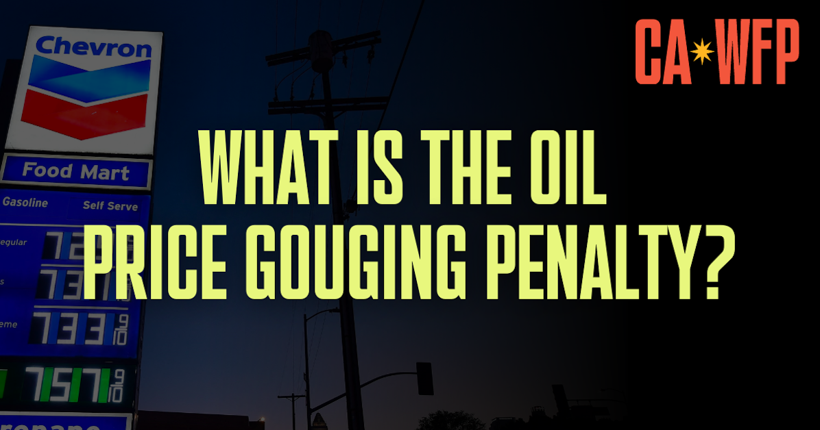 Info Meeting - Oil Price Gouging Penalty · Working Families Party