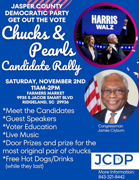 Chucks & Pearls Candidate Rally in Jasper County · Mobilize