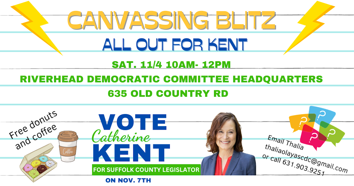 Canvassing Blitz with Catherine Kent · Mobilize