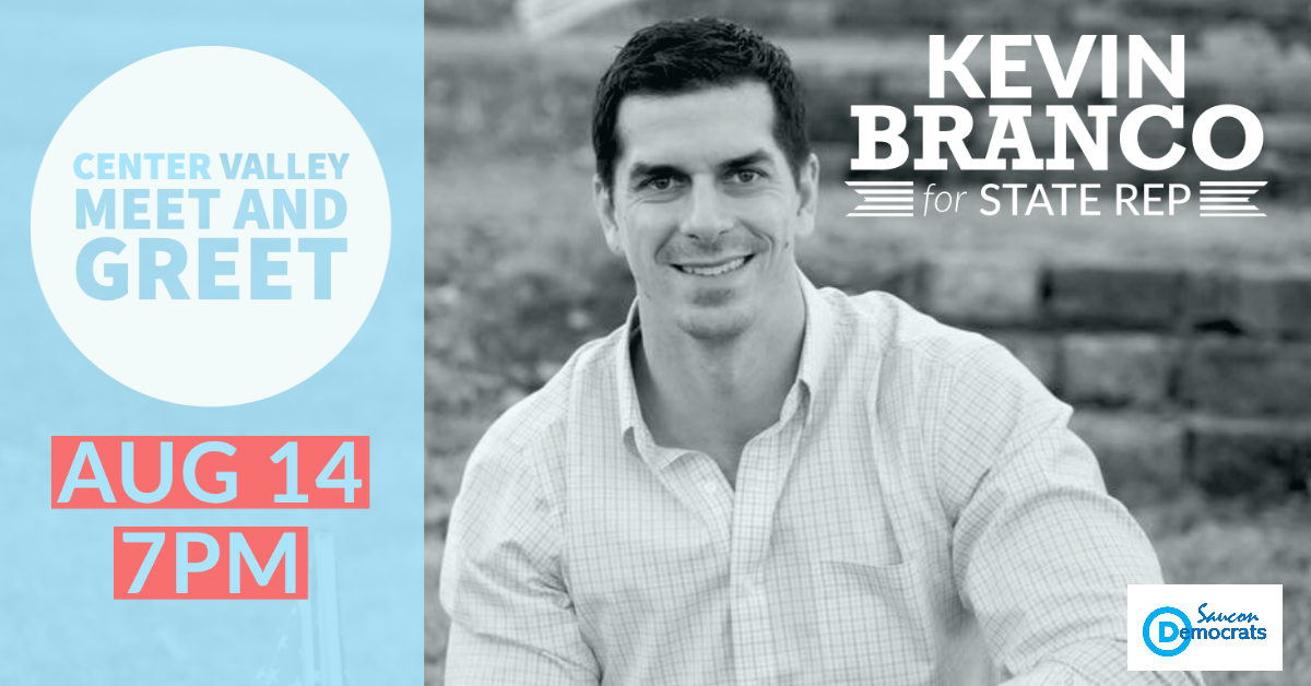 Meet & Greet Kevin Branco (Center Valley, w/ Saucon Dems) · Mobilize