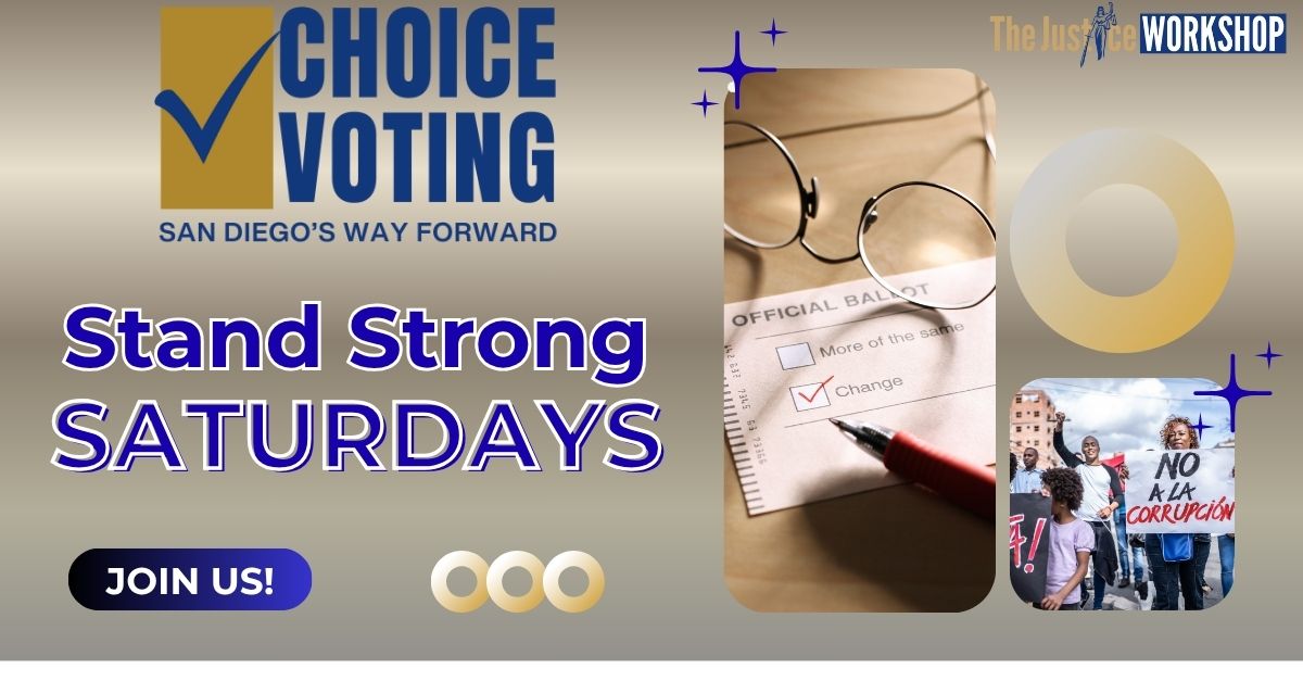 Choice Voting Volunteer Shift: Stand Strong Saturdays! · Mobilize