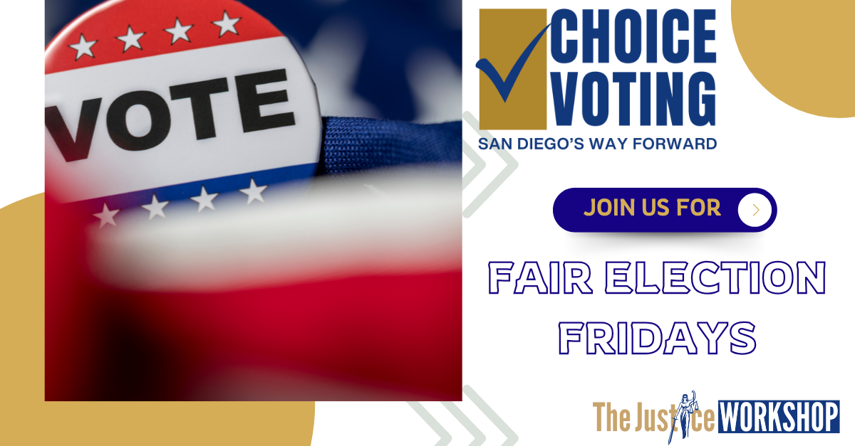 Choice Voting Volunteer Shift: Fair Election Fridays! · Mobilize