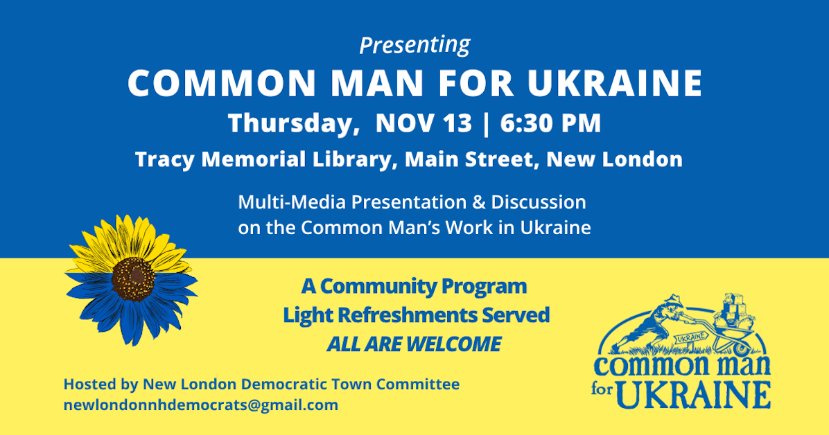 Common Man for Ukraine · New London Democrats