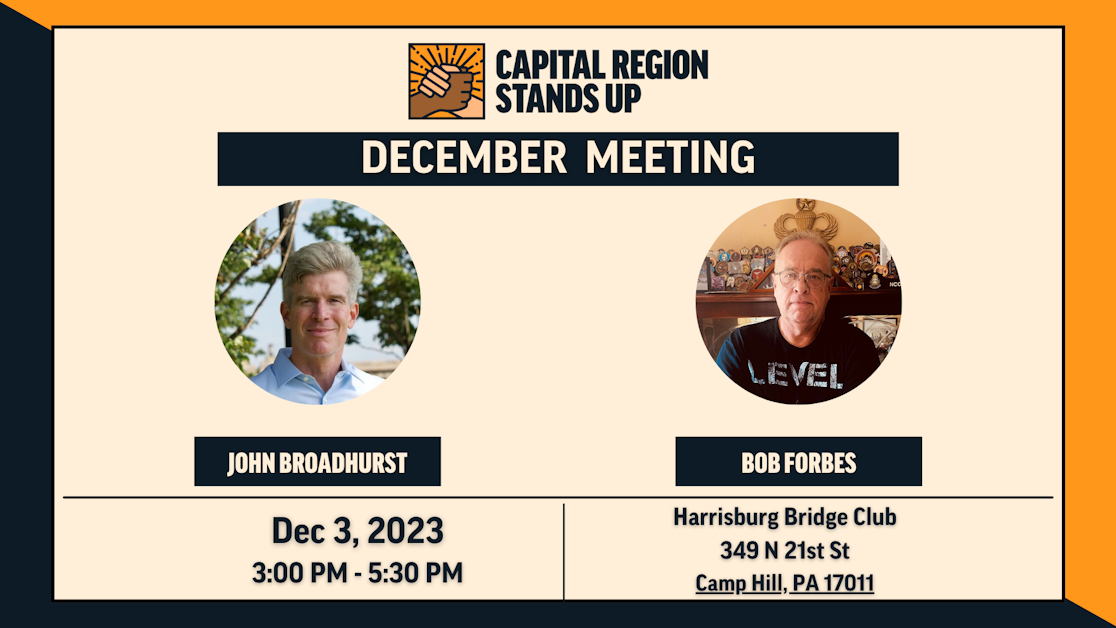 Capital Region Stands Up: December Meeting · Pennsylvania Stands Up