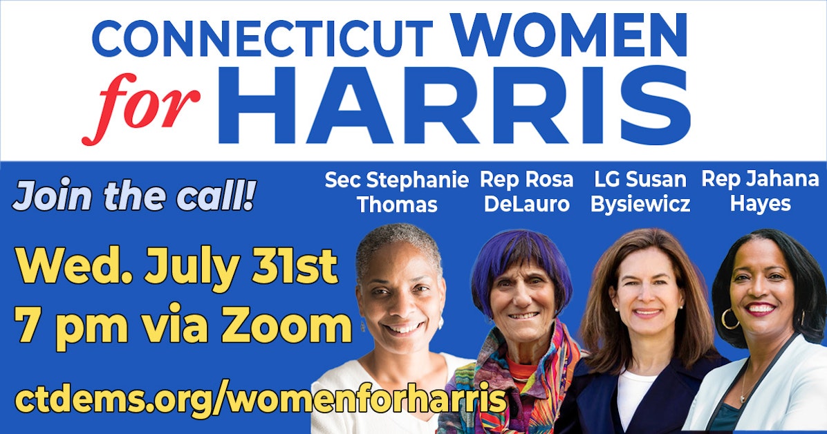 CT Women for Harris Zoom · Connecticut Democrats
